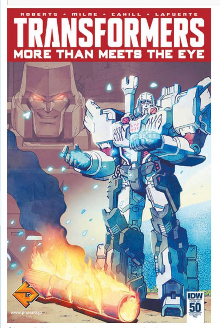 Transformers More than Meets the Eye (2012 IDW) #50RE EK Comics Exclus ...