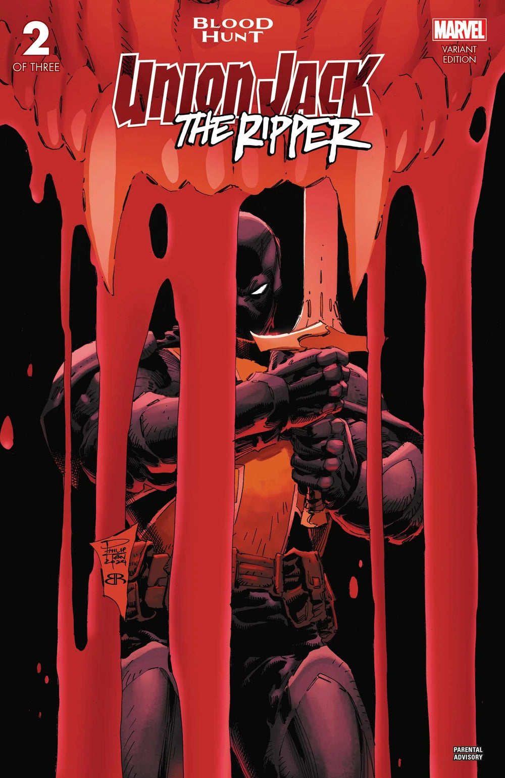 Union Jack the Ripper Blood Hunt (2024 Marvel) #2B – Emerald Knights